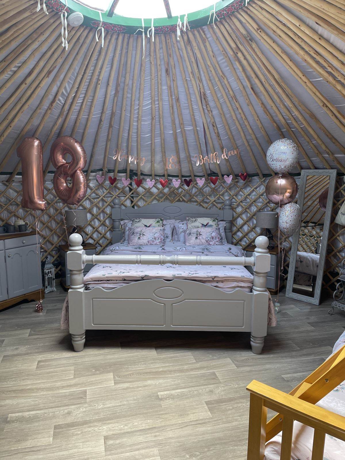 Silver Birch Yurt - Spire View Yurts